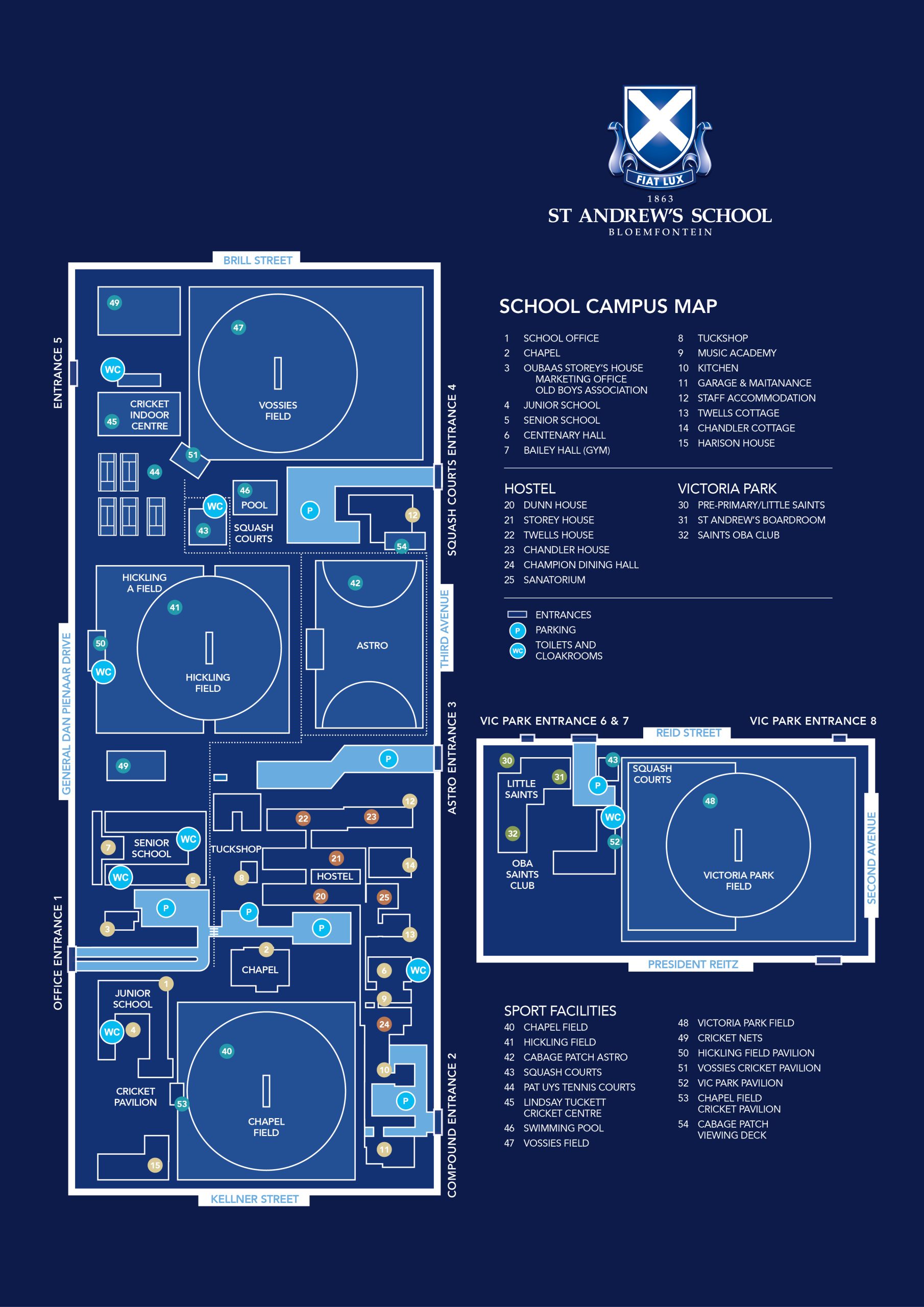School campus map - Silverrocket
